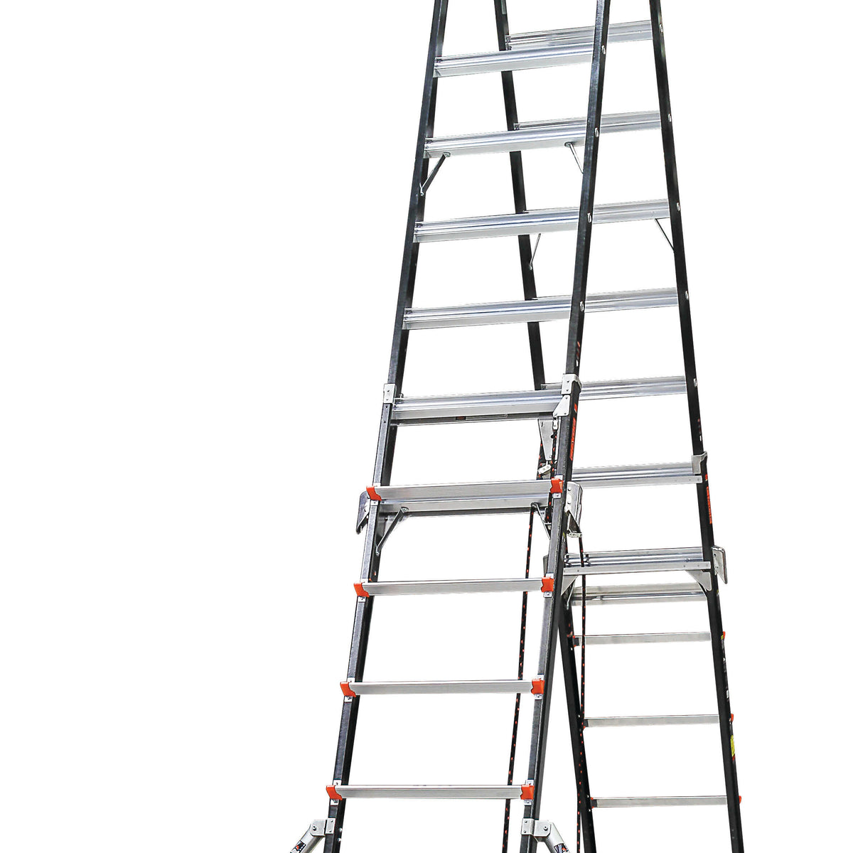 3M - Ladder with Adjustable Safety Cage (Adjustable In One Foot Increm ...